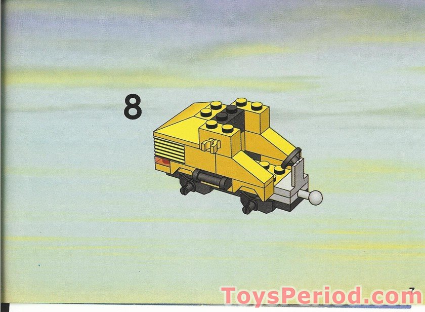 LEGO 7242 Street Sweeper Instructions and Parts List