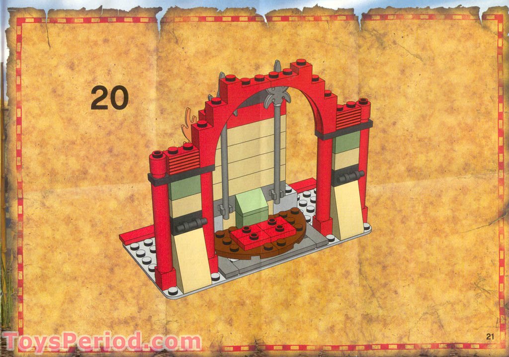 LEGO 7413 Passage of Jun-Chi Instructions and Parts List