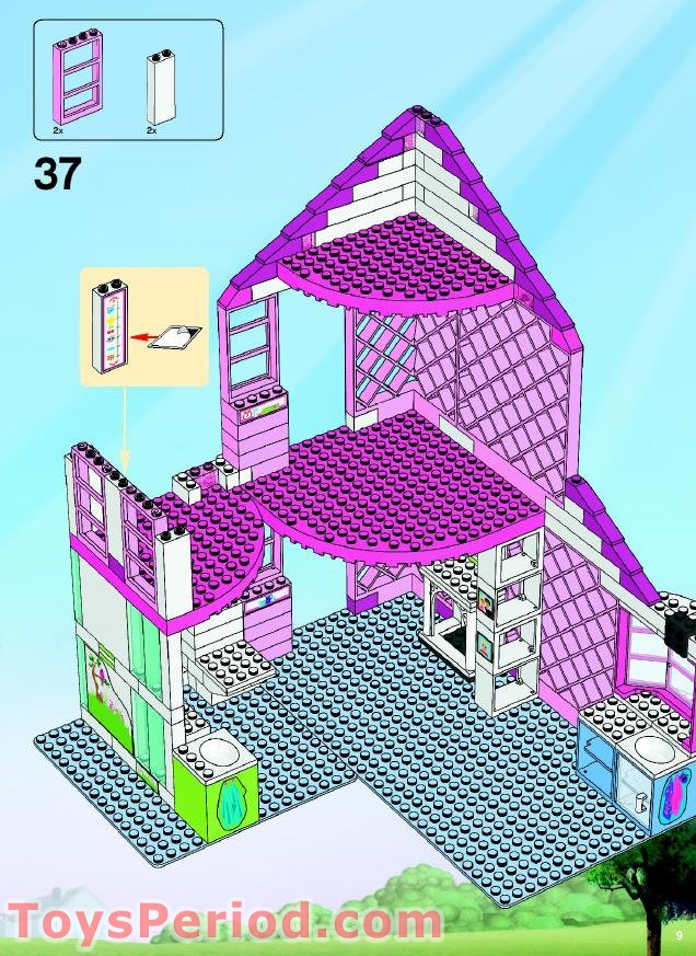LEGO 7586 Sunshine Home Instructions and Parts List