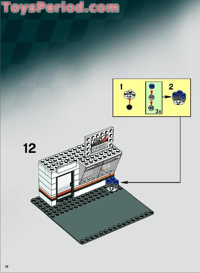 LEGO 8135 Bridge Chase Instructions and Parts List