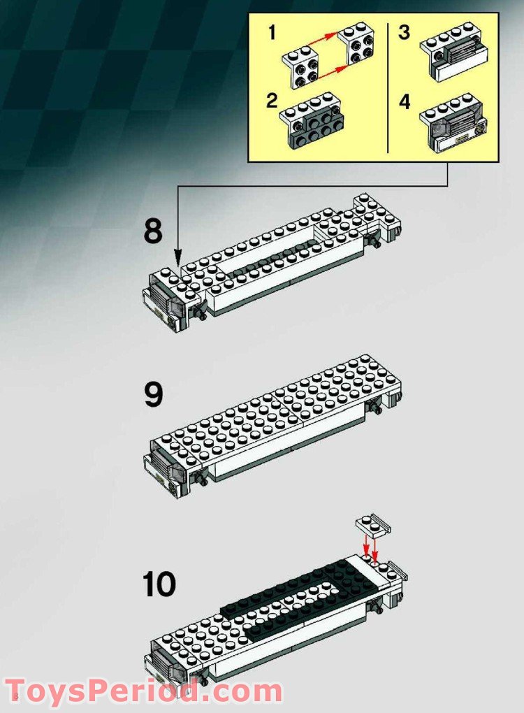 LEGO 8147 Bullet Run Instructions and Parts List