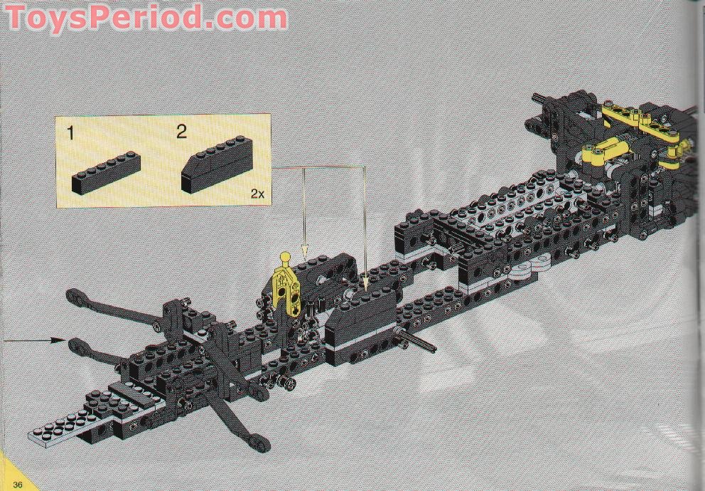LEGO 8458 Silver Champion Racer Instructions and Parts List