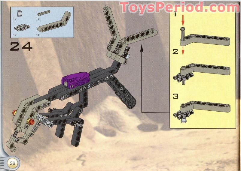 LEGO 8548 Nui-Jaga Instructions and Parts List
