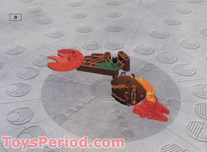 LEGO 8561 Nuhvok Instructions and Parts List