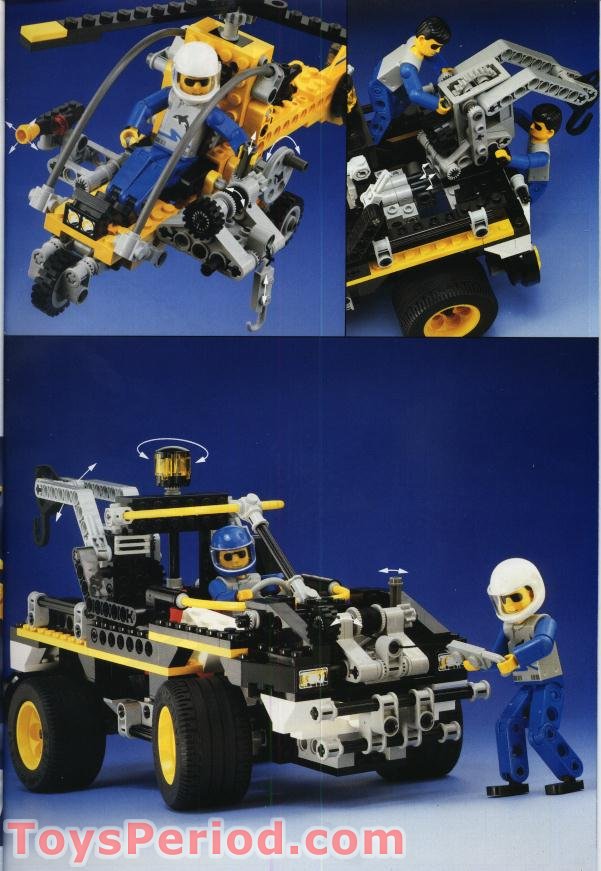 LEGO 8286 3-in-1 Car Instructions and Parts List