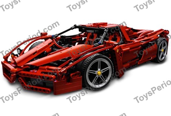 LEGO 8653 Enzo Ferrari 1:10 Instructions and Parts List