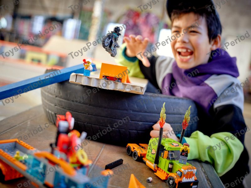 LEGO 60294 Stunt Show Truck Set Parts List