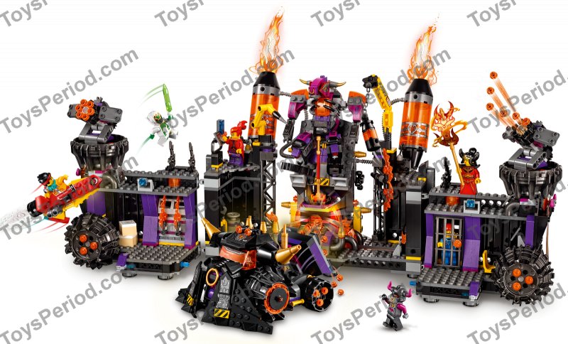 LEGO 80016 The Flaming Foundry Set Parts List