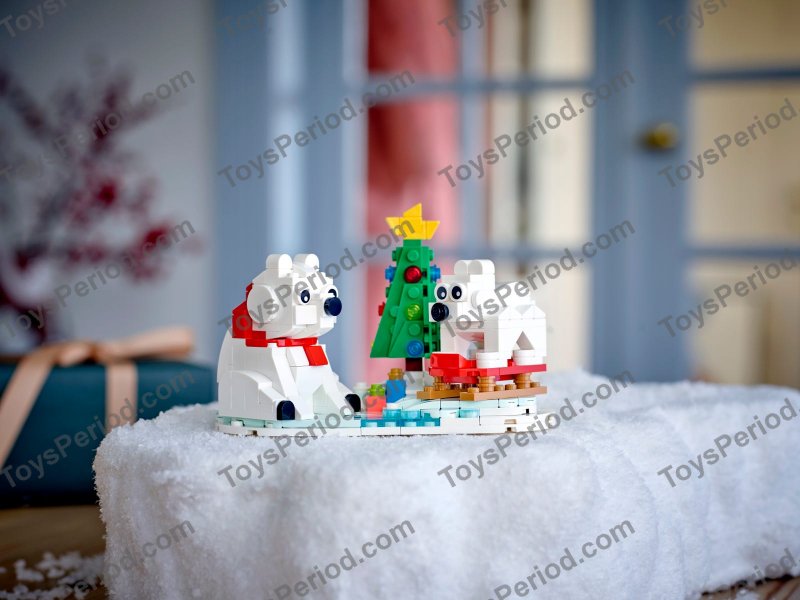 LEGO 40571 Wintertime Polar Bears Set Parts List