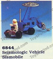 LEGO 6844 Seismologic Vehicle Instructions and Parts List