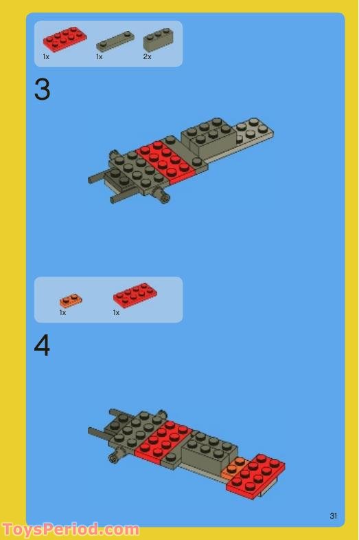 LEGO 5763 Dune Hopper Instructions and Parts List