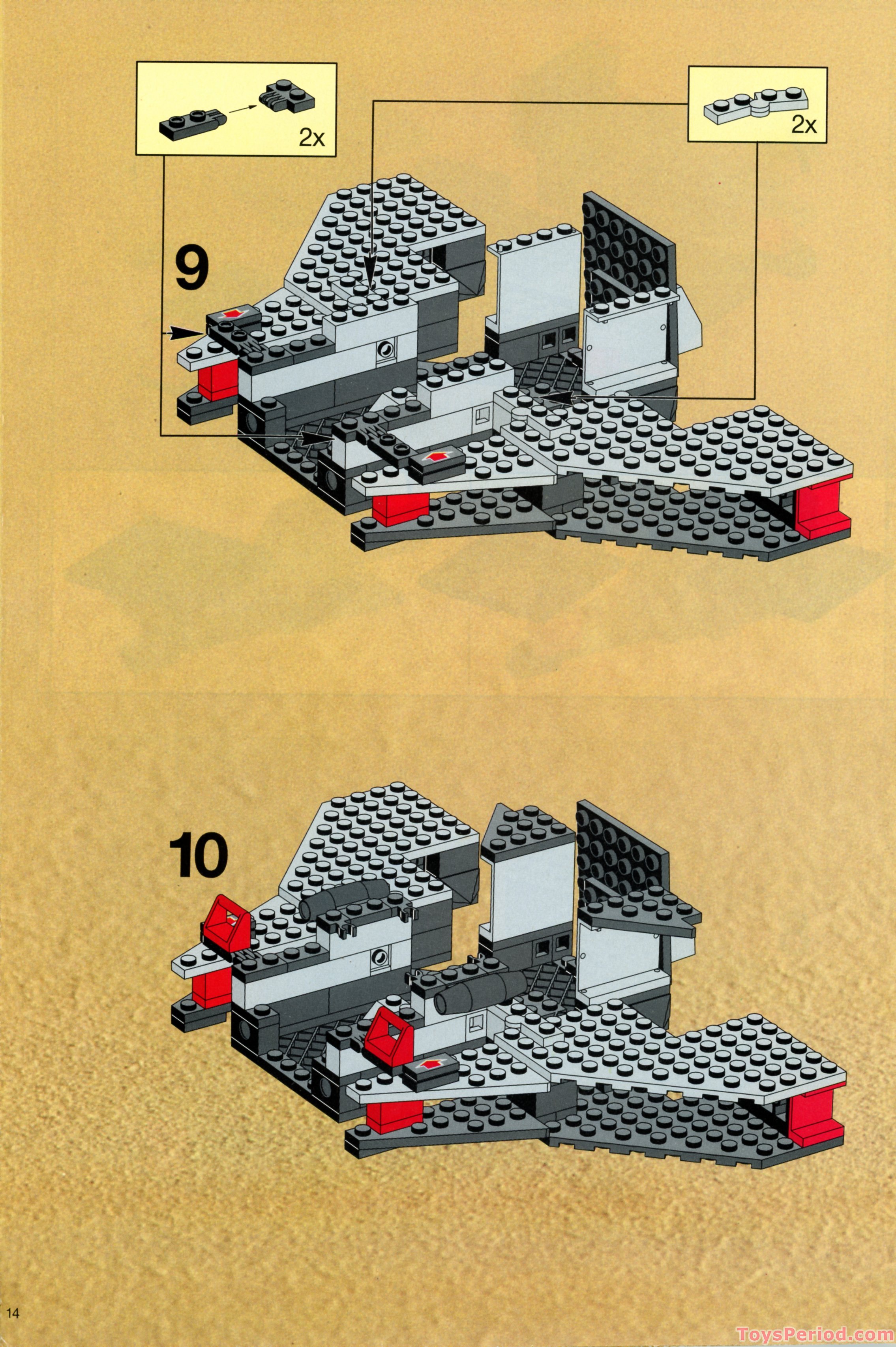 LEGO 6984 Galactic Mediator Instructions and Parts List