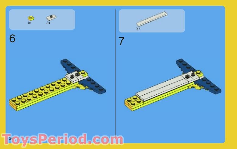 LEGO 6912 Super Soarer Instructions and Parts List
