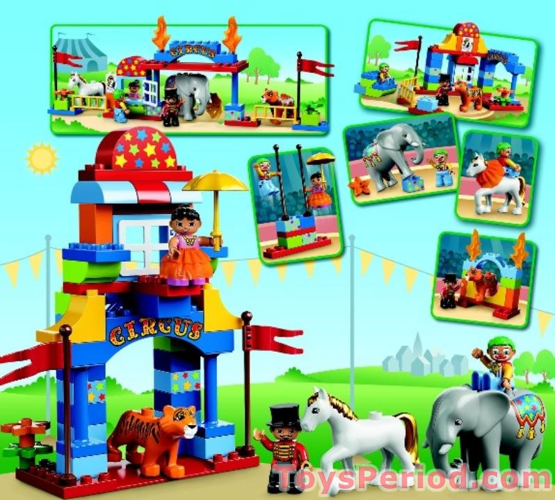 LEGO 10504 My First Circus Instructions and Parts List