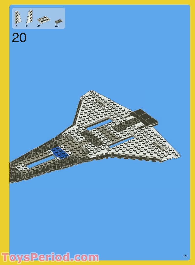 LEGO 10231 Shuttle Expedition Instructions and Parts List