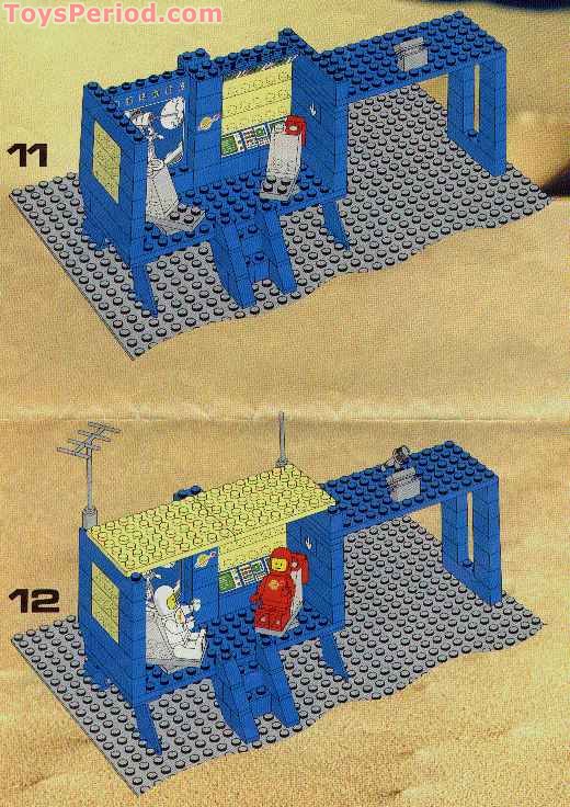 LEGO 493-1 Space Command Center (Flatplate Version) Instructions and ...