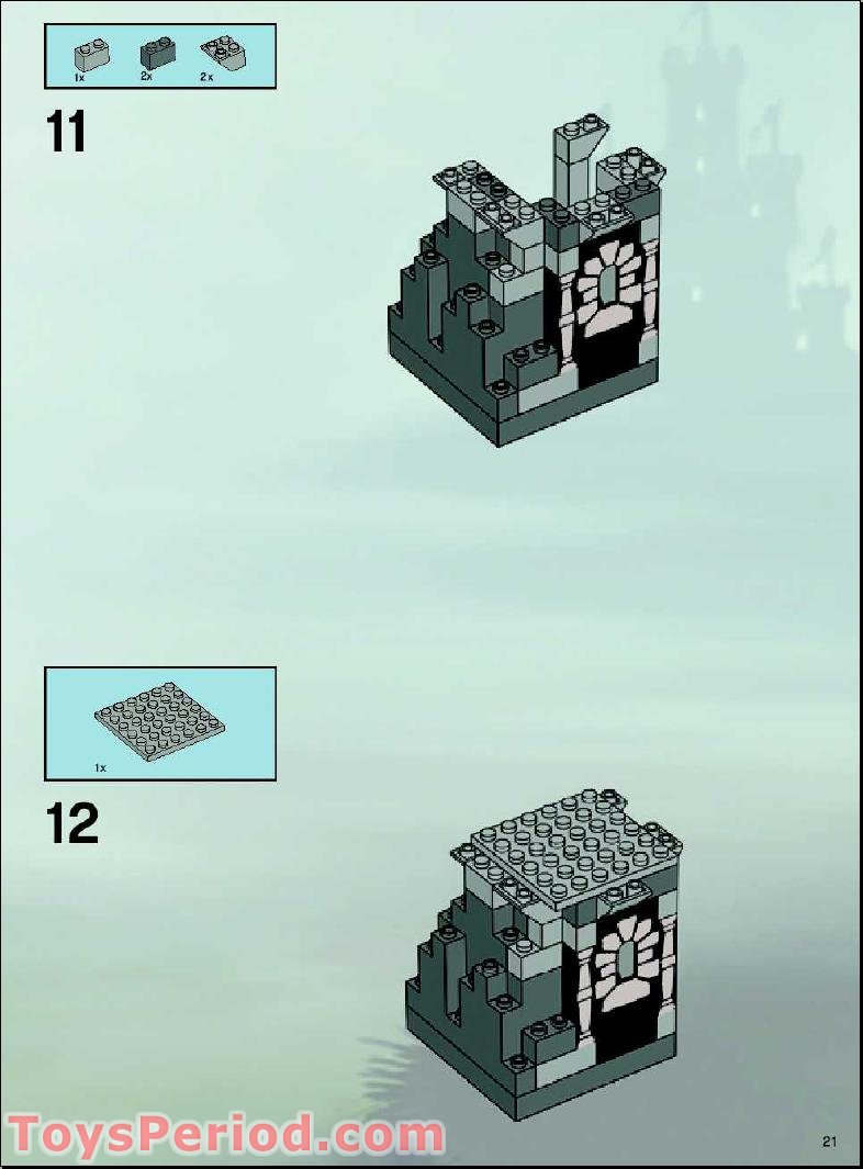 LEGO 10176 Royal King's Castle Instructions and Parts List