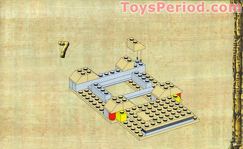 LEGO 3722 Treasure Tomb - TRU Instructions and Parts List