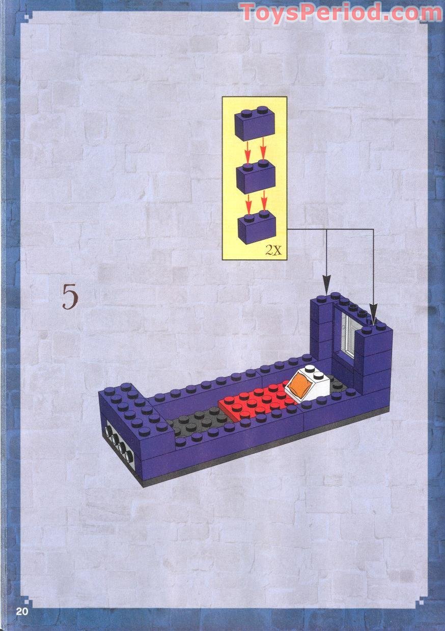 LEGO 4755 Knight Bus Instructions and Parts List