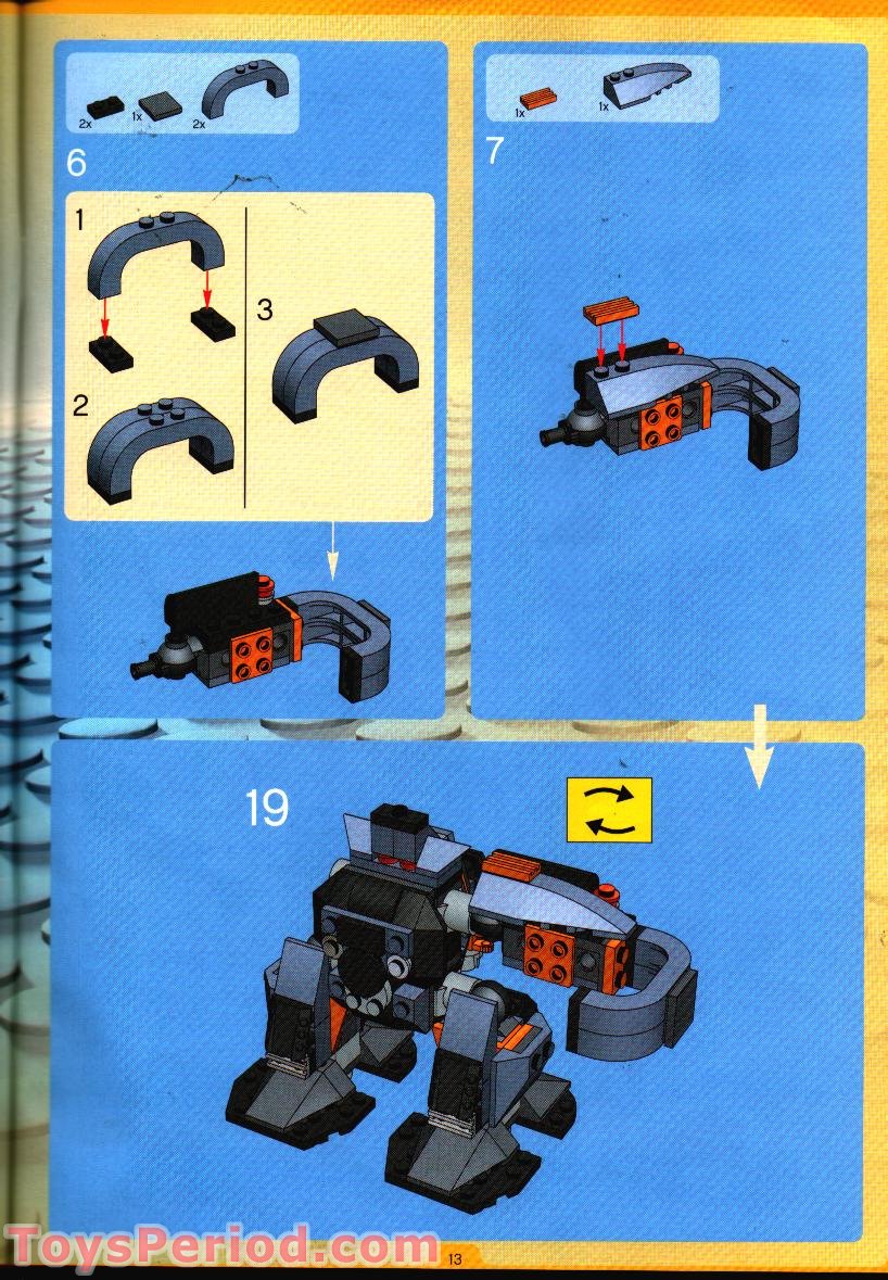 LEGO 4508 Titan Xp Instructions and Parts List