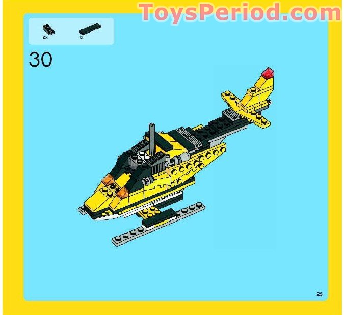 LEGO 6745 Propeller Power Instructions and Parts List