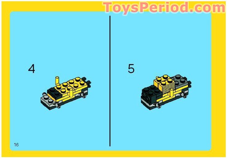 LEGO 6742 Mini Jeep Instructions and Parts List