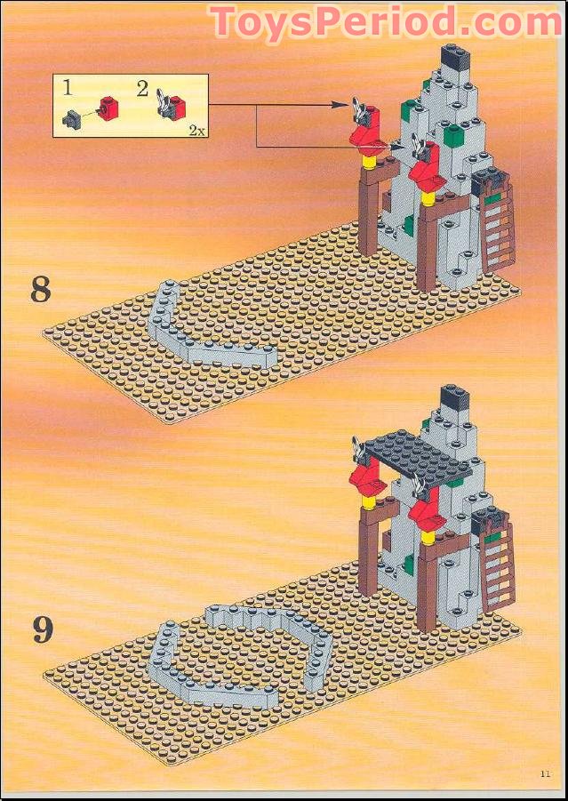 LEGO 6763 Rapid River Village Instructions and Parts List