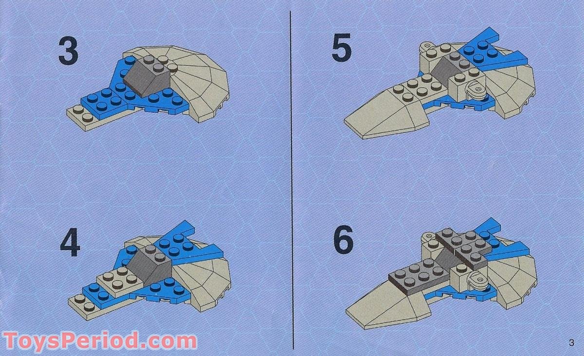 LEGO 6905 Bi-Wing Blaster Instructions and Parts List
