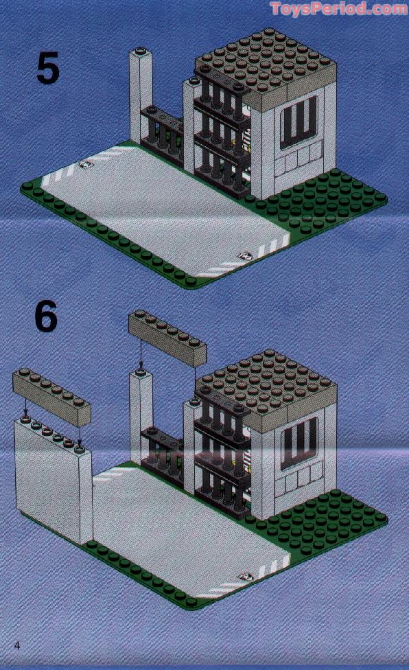 LEGO 6332 Command Post Central Instructions and Parts List