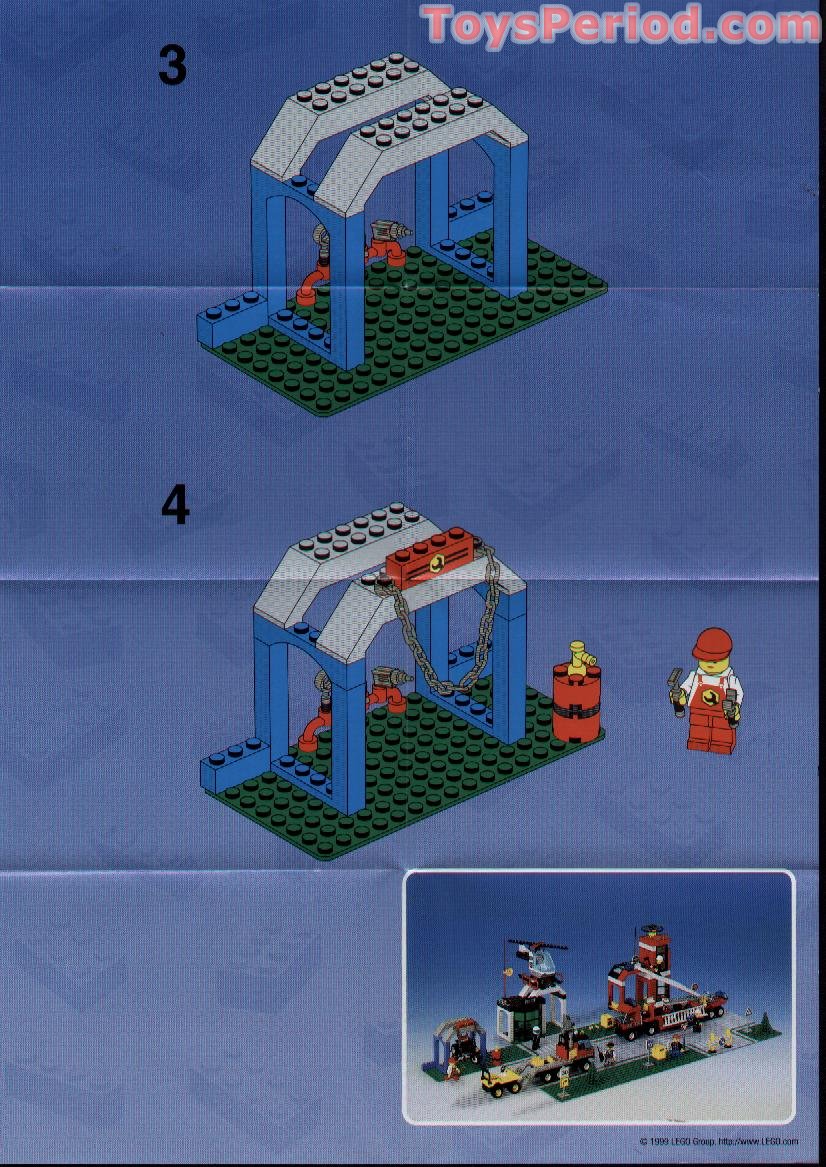 LEGO 6464 Super Rescue Complex Instructions and Parts List