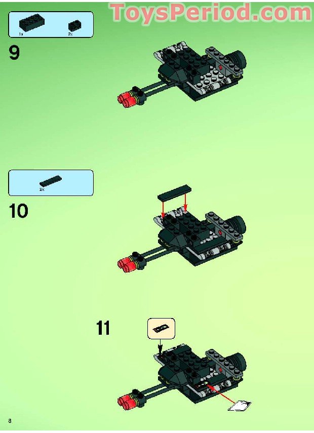 LEGO 7649 MT-201 Ultra-Drill Walker Instructions and Parts List