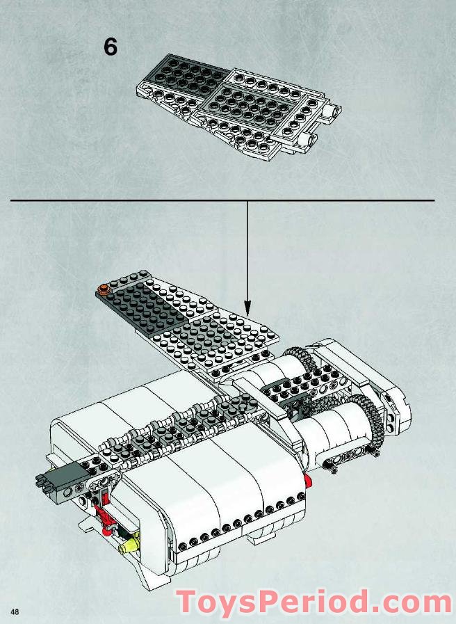 LEGO 7659 Imperial Landing Craft Instructions and Parts List