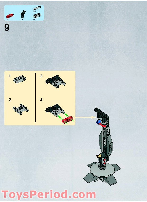 LEGO 7675 AT-TE Walker Instructions and Parts List