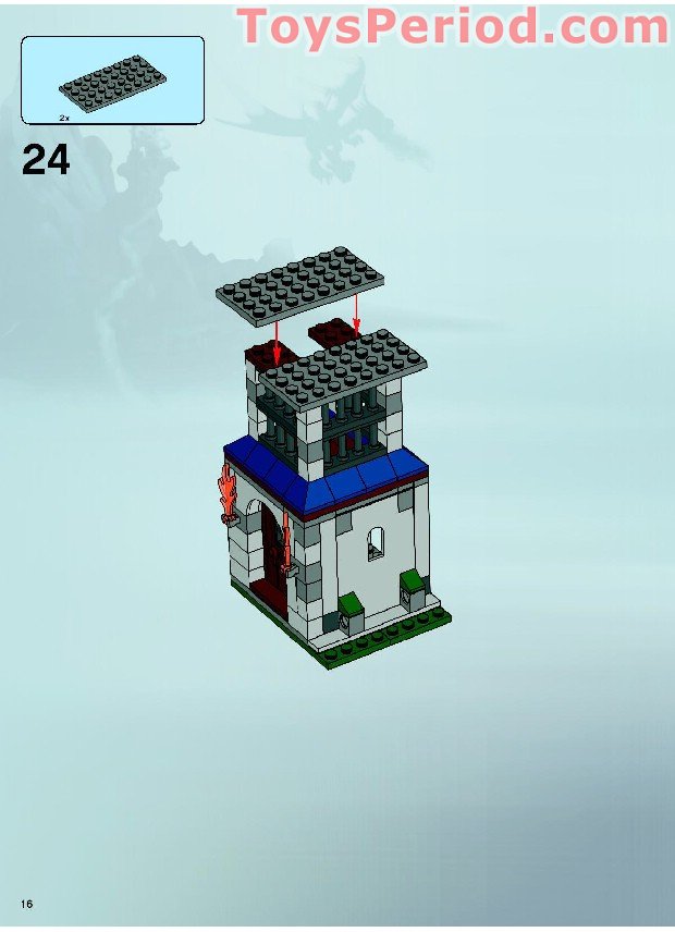 LEGO 7037 Tower Raid Instructions and Parts List