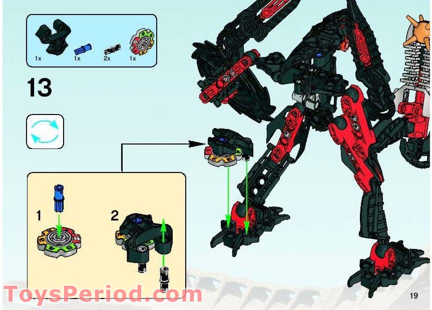 LEGO 8978 Skrall Instructions and Parts List