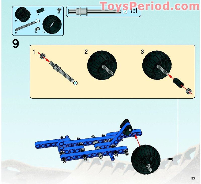 LEGO 8993 Kaxium V3 Instructions and Parts List
