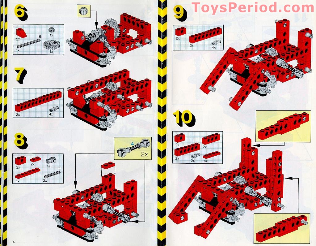LEGO 8024 Universal Building Set Instructions and Parts List