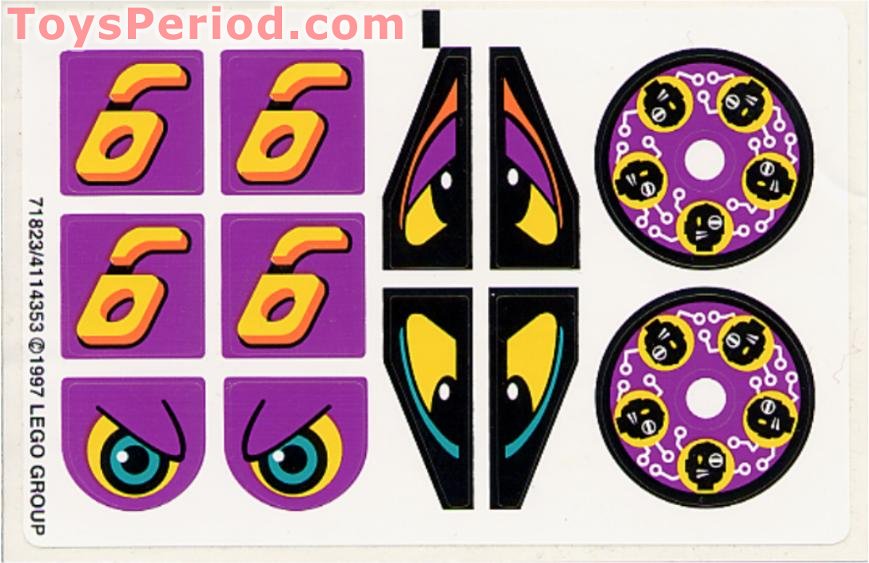 LEGO 8257 Cyber Strikers Instructions and Parts List