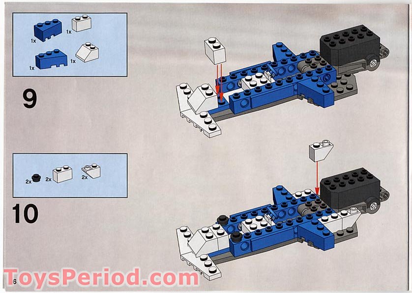 LEGO 8374 Williams F1 Team Racer 1:27 Instructions and Parts List