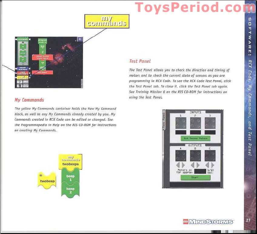 LEGO 9719 Robotics Invention System, Version 1.0 Instructions and Parts ...