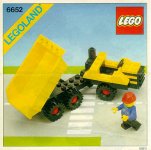 LEGO 6652 Construction Truck Instructions and Parts List
