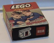 LEGO 212-1 Small House Set, Left Instructions and Parts List