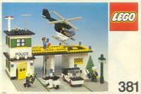 LEGO 381-2 Police Station Instructions and Parts List