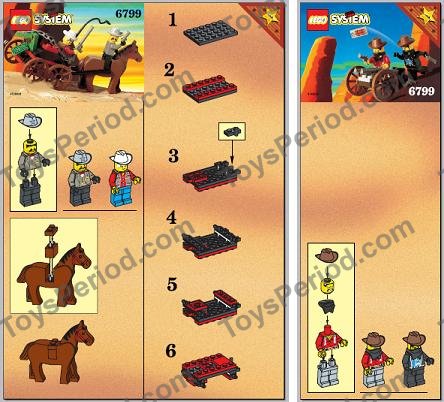 LEGO 6799 Showdown Canyon Instructions and Parts List