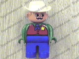 LEGO 9185 LEGO Duplo Cowboys Set Parts List