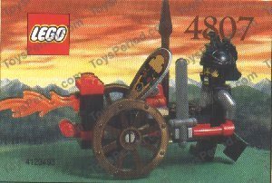 LEGO 4807 Fire Attack Instructions and Parts List