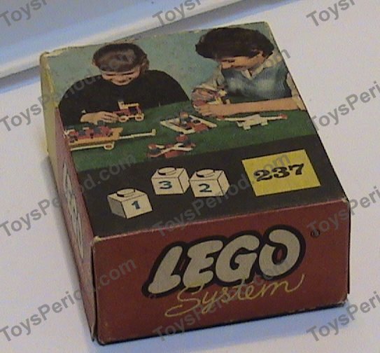 LEGO 237 Number Bricks Instructions and Parts List