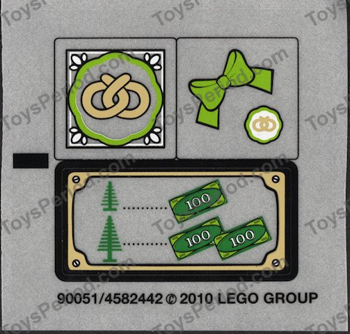 LEGO Sets with Part 10216stk01 Sticker Sheet for Set 10216 - (90051/ ...