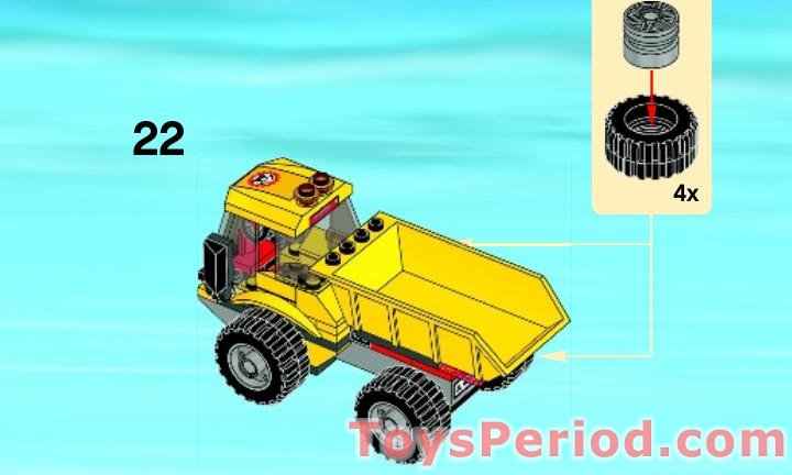 LEGO 4201 Loader and Tipper Instructions and Parts List