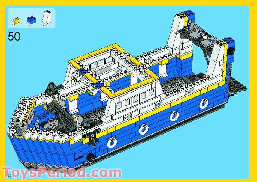 LEGO 4997 Transport Ferry Instructions and Parts List